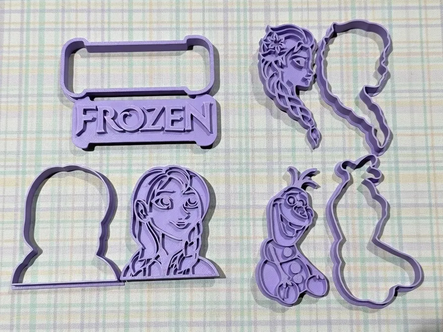 Frozen cookie cutters - Free 3D Print Model - MakerWorld