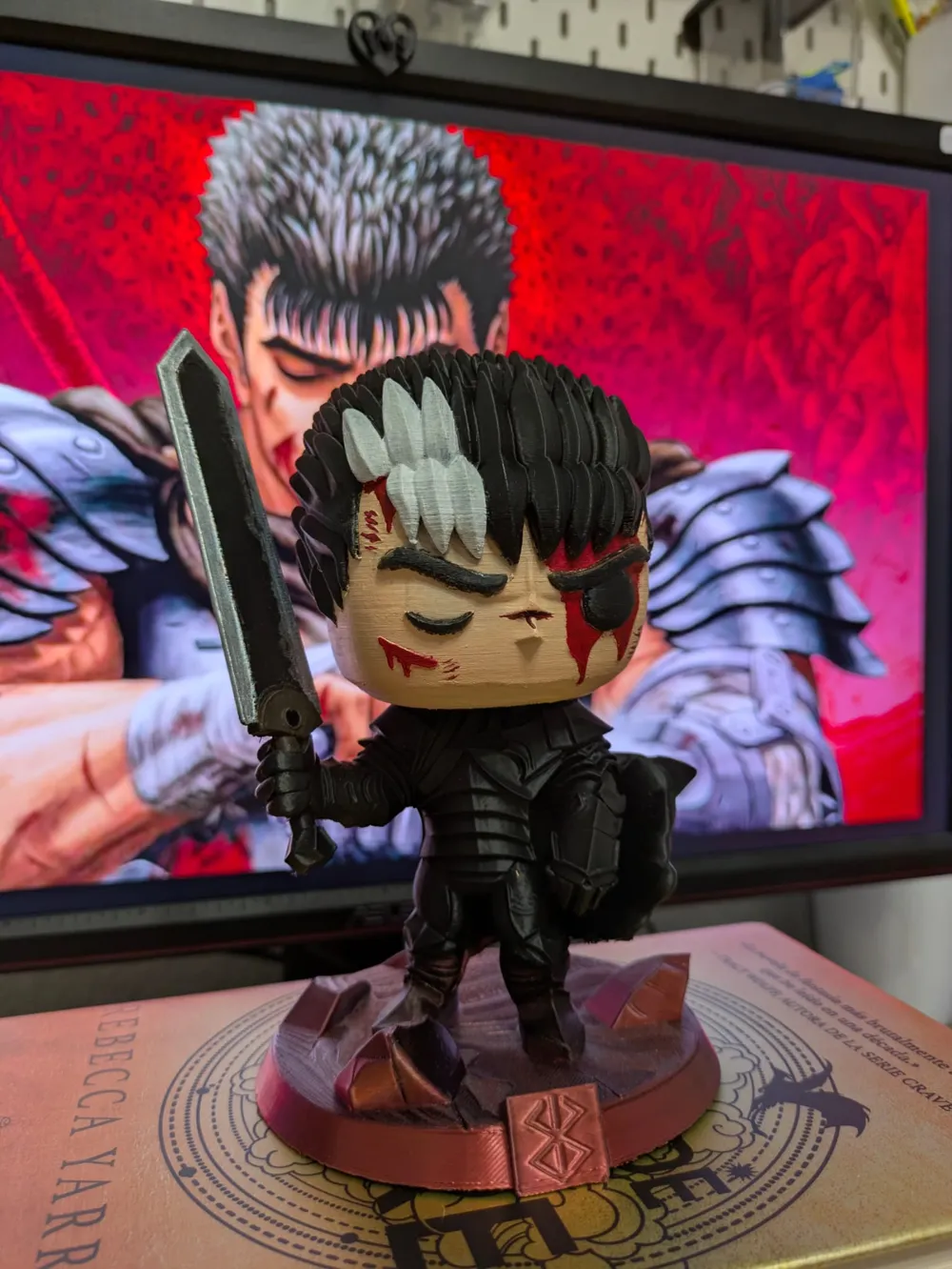 Guts Berserk Funko Pop Figure by Rusky MakerWorld: Download Free 3D Models
