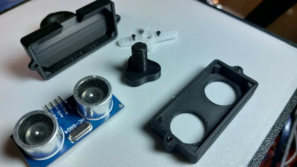 Customizable Ultrasonic Sensor Housing for HC-SR04 - Free 3D Print ...