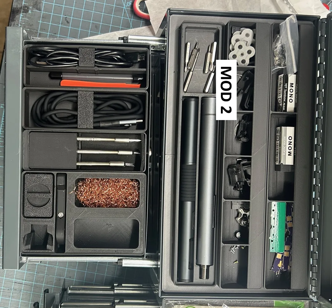 Harbor Freight Mini Toolbox drawer extender - Free 3D Print Model ...