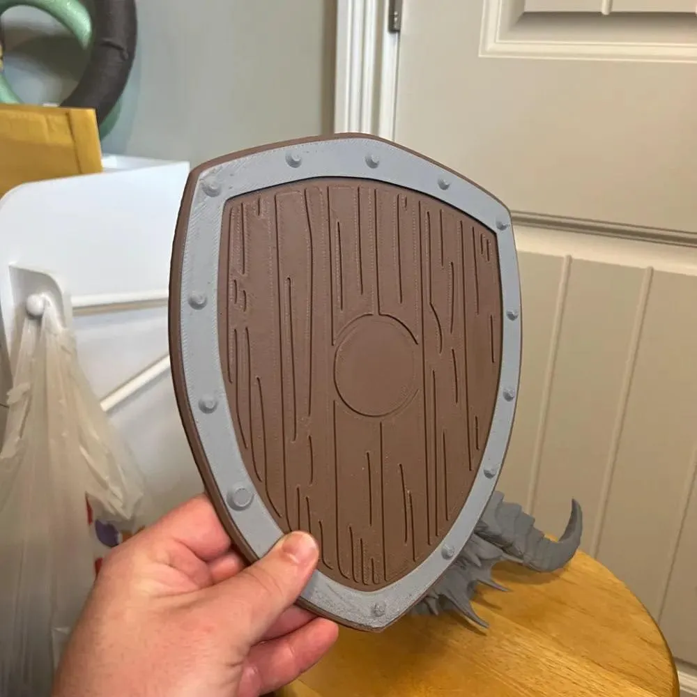 Dragon Shield Wall Mount by Antoexpo - MakerWorld