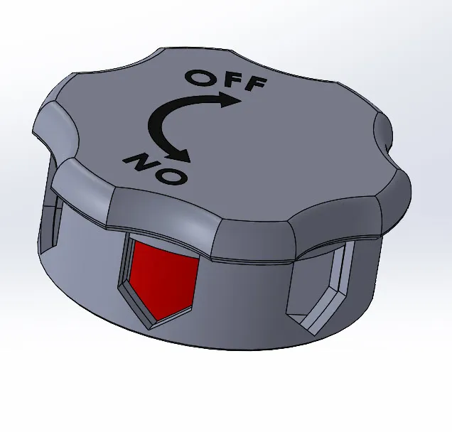 Gas Cylinder Valve Position Indicator - Free 3D Print Model - MakerWorld
