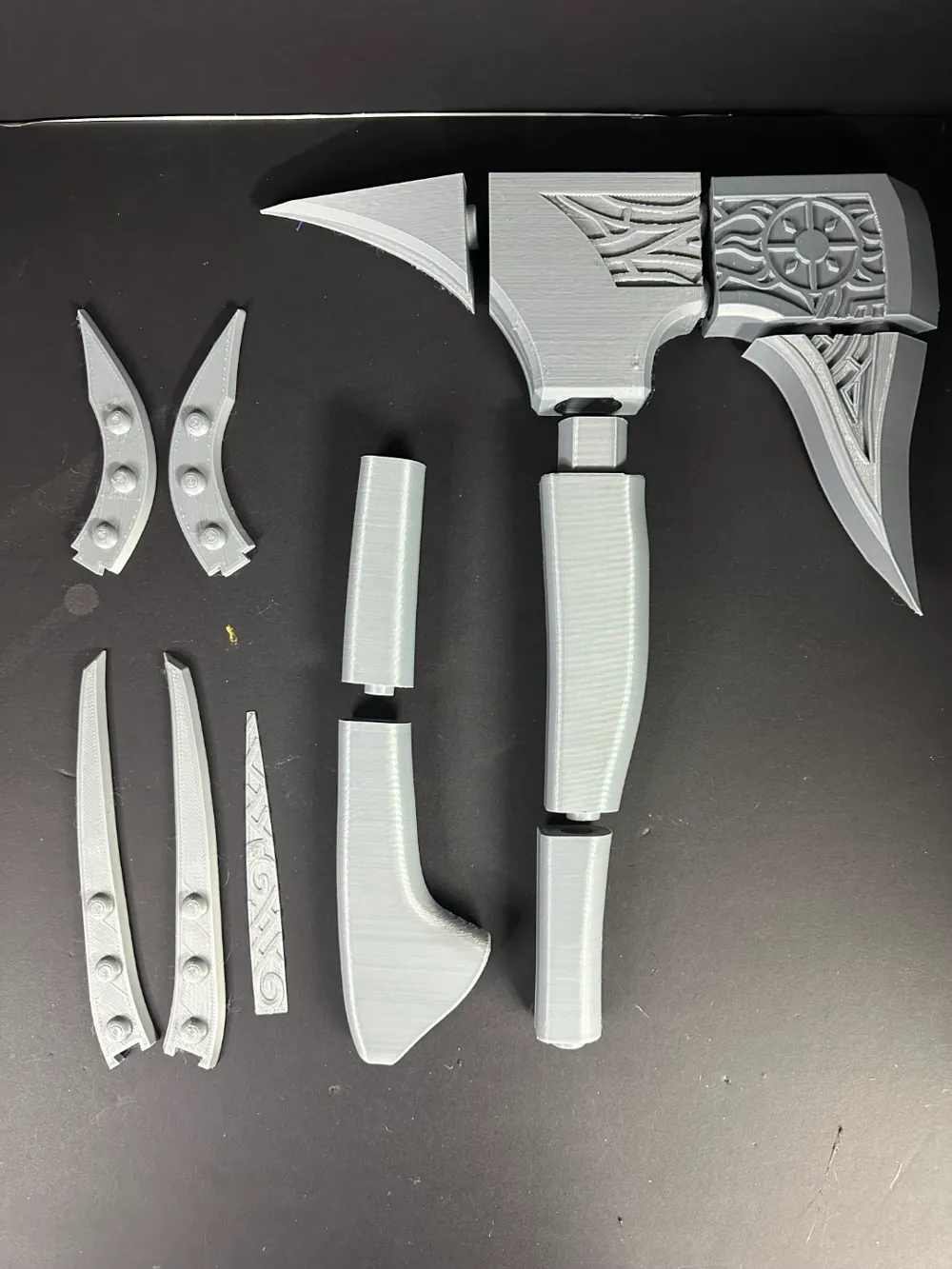 Elder Scrolls Skyrim Dawnguard Axe Remixed by TAH3DGeek - MakerWorld