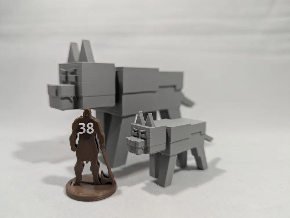 Wolf from 99 Nights in the Forest - Free 3D Print Model - MakerWorld