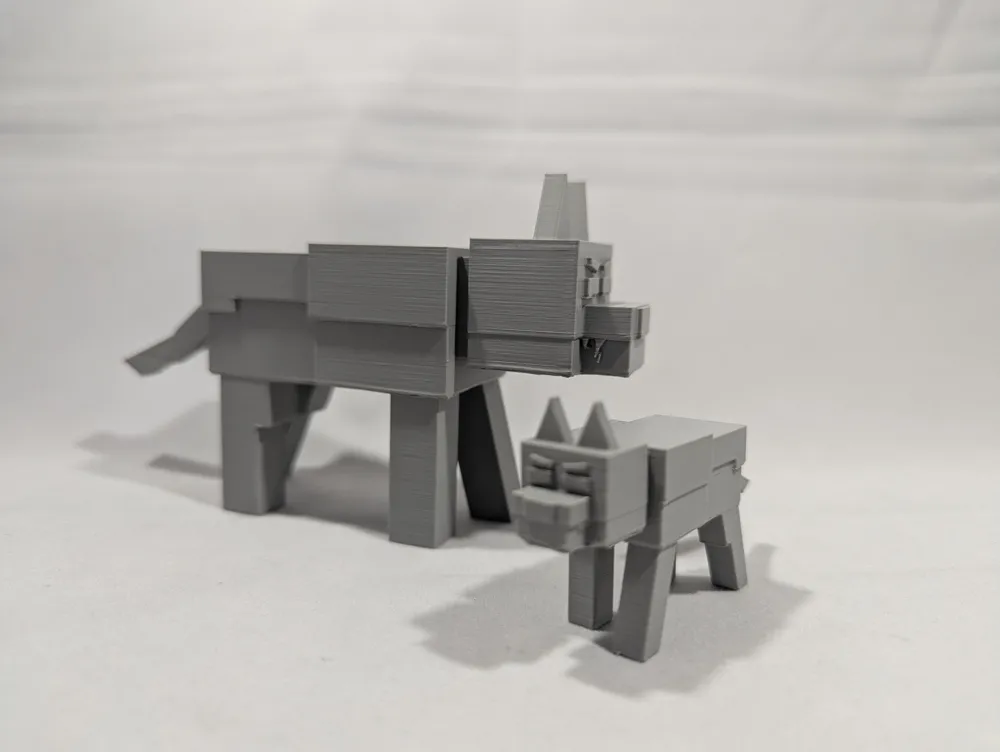 Wolf from 99 Nights in the Forest - Free 3D Print Model - MakerWorld