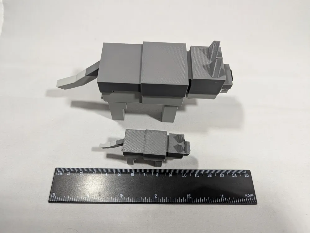 Wolf from 99 Nights in the Forest - Free 3D Print Model - MakerWorld