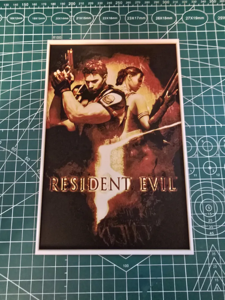 Resident Evil 5 Poster - Hueforge Art by Lumpy3D - MakerWorld