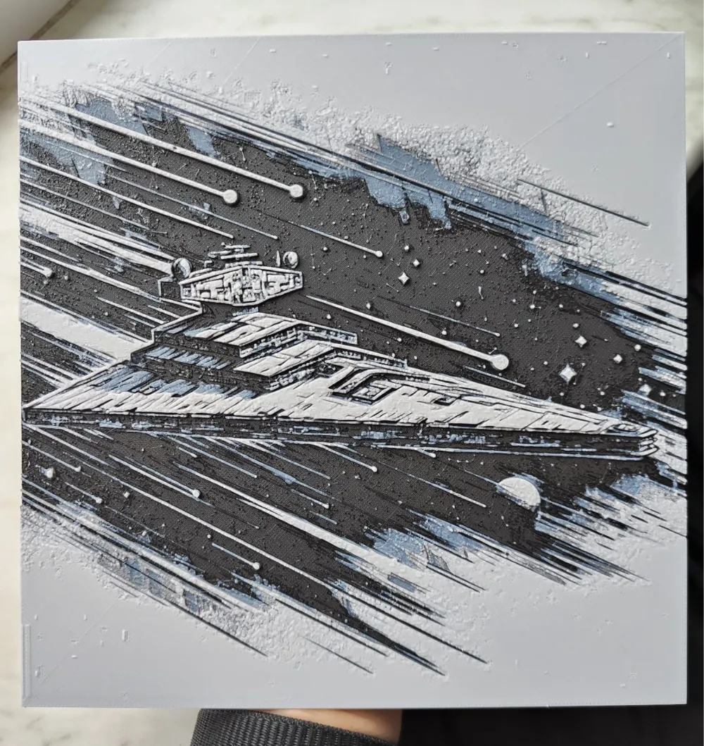 Star Destroyer - Star Wars - Hueforge by BeaN - MakerWorld