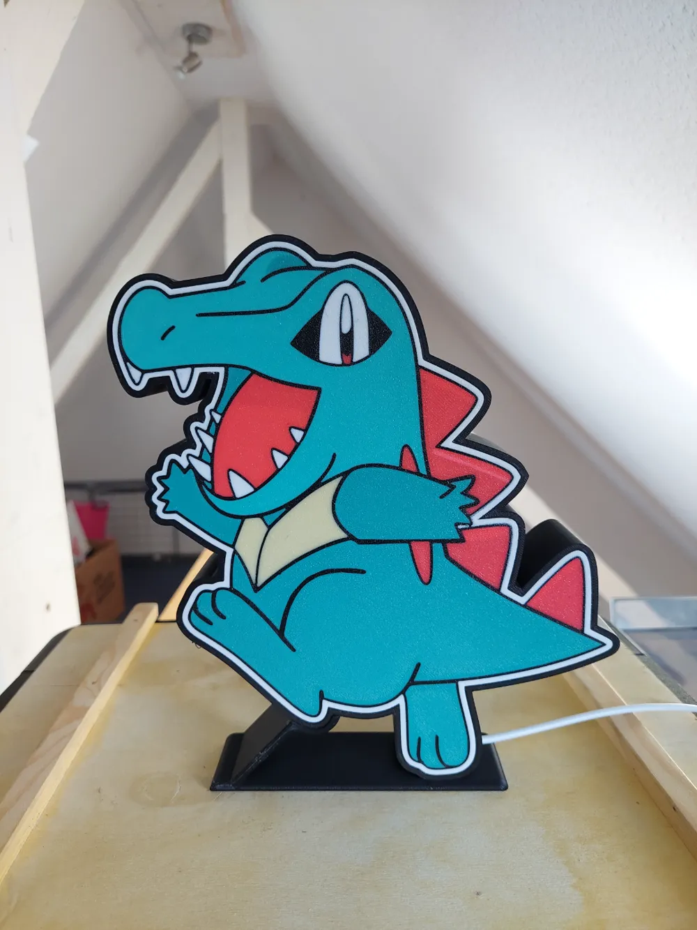 Pokemon Karnimani Pokedex 158 Lightbox by goonie - MakerWorld