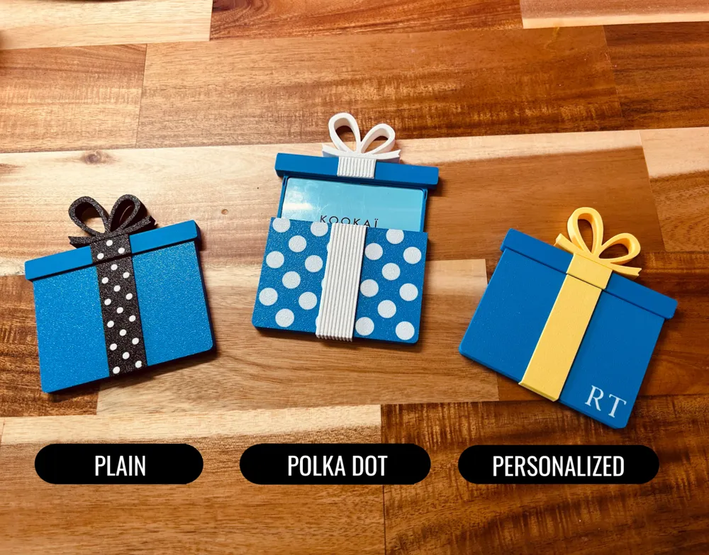 Gift Card Holder - Gift Box Edition by Rusty Tractor MakerWorld ...