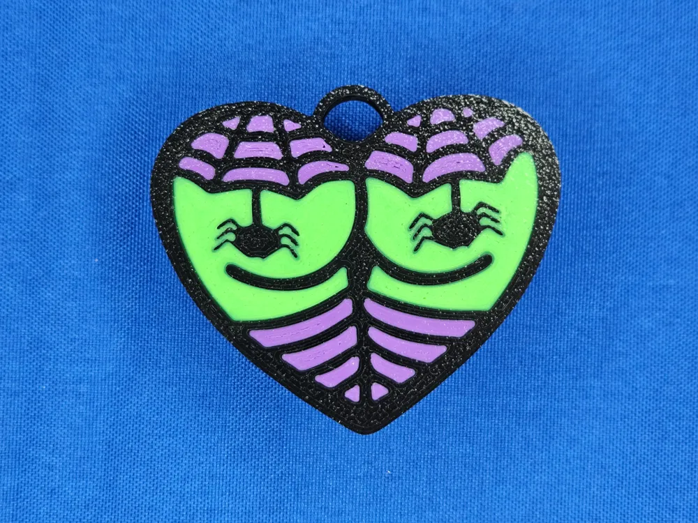 THICC Witchy Booty Heart Butt Pendant by NoProblem - MakerWorld