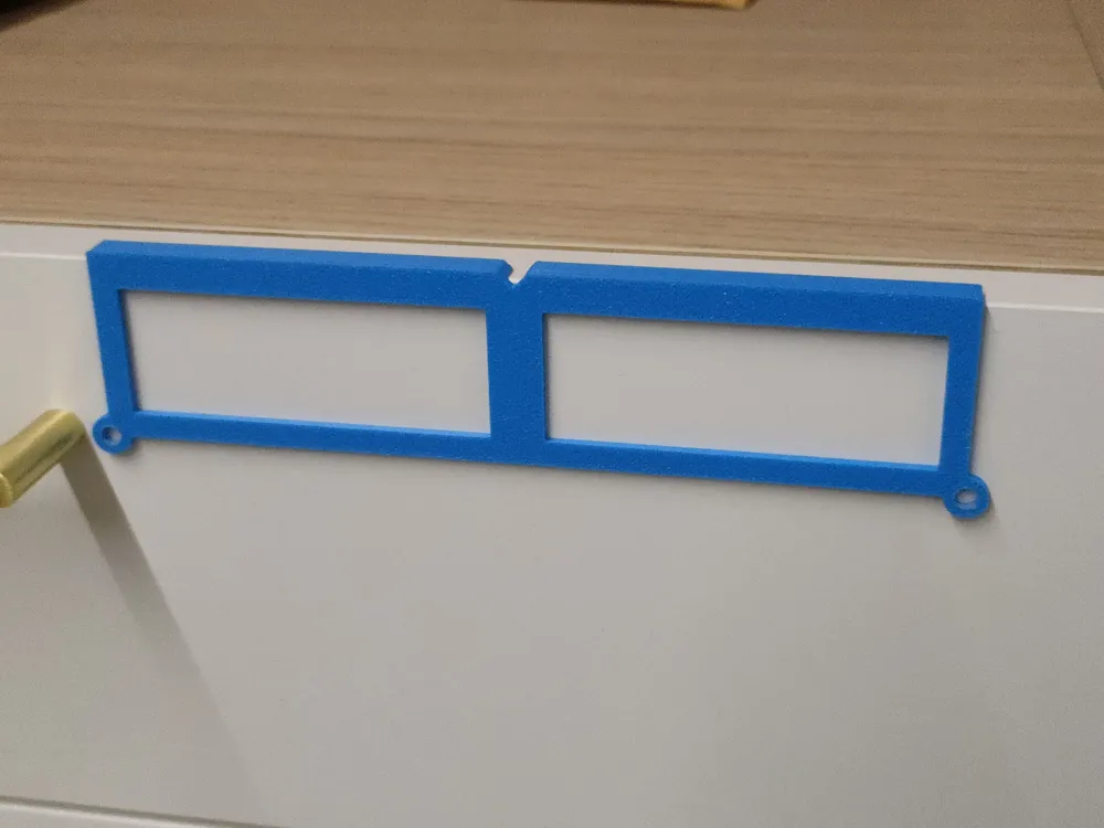 Drilling jig for drawer and closet door handle - Free 3D Print Model ...