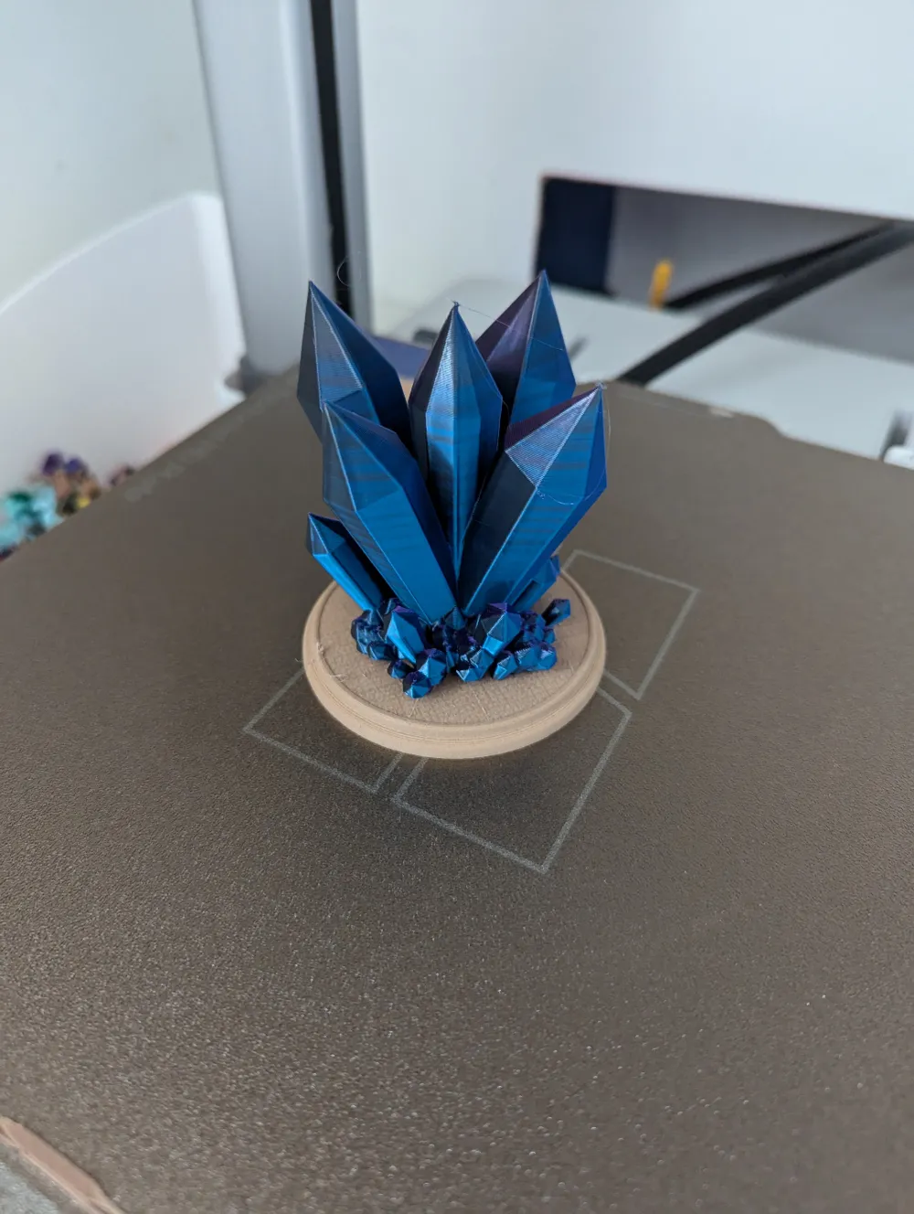 Crystal Cluster with Base No Support by Melt The String MakerWorld ...