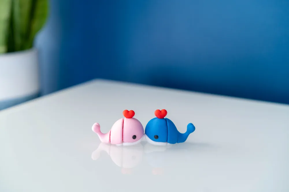 Articulated Whale Flexi Toy (Magnet & Keychain) - Free 3D Print Model ...