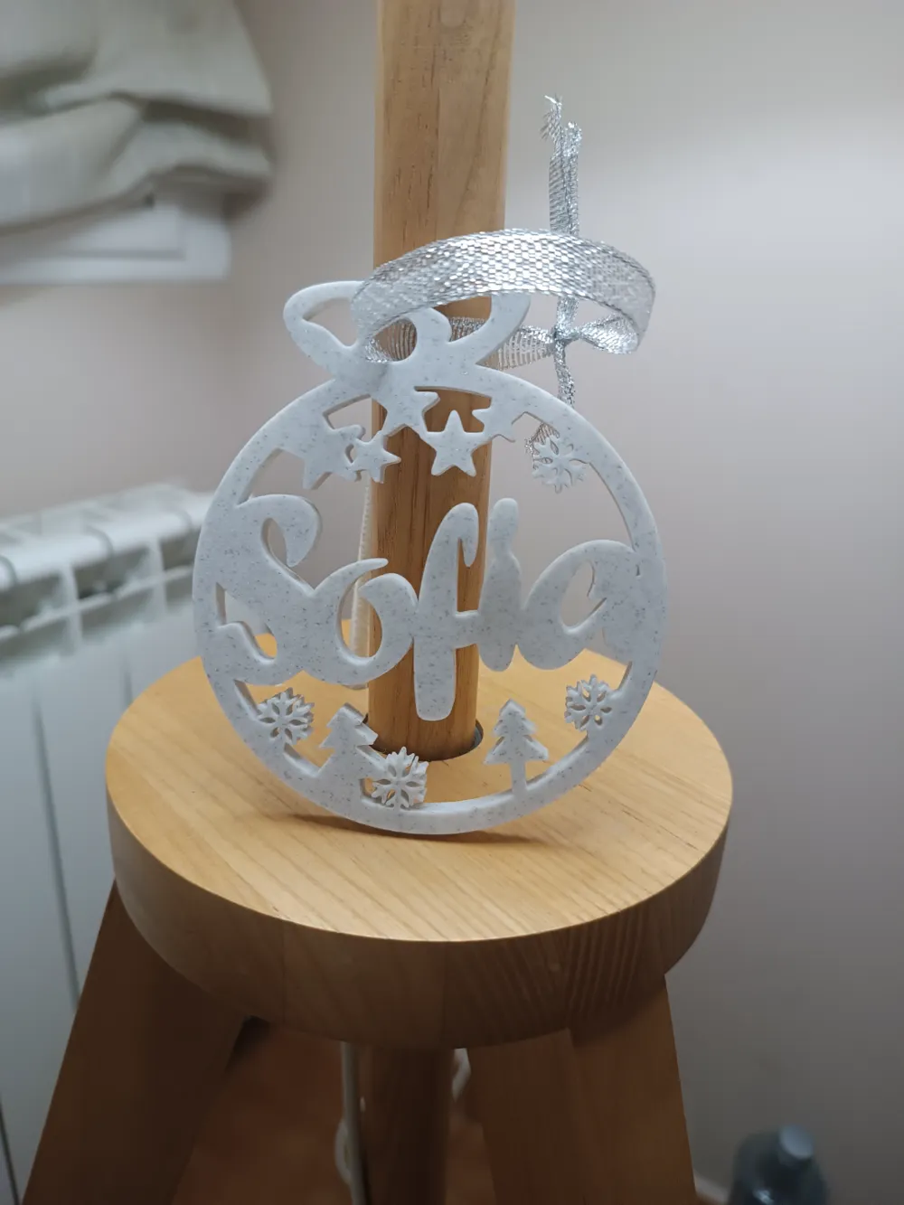 Palla di Natale con nome personalizzabile - Free 3D Print Model ...