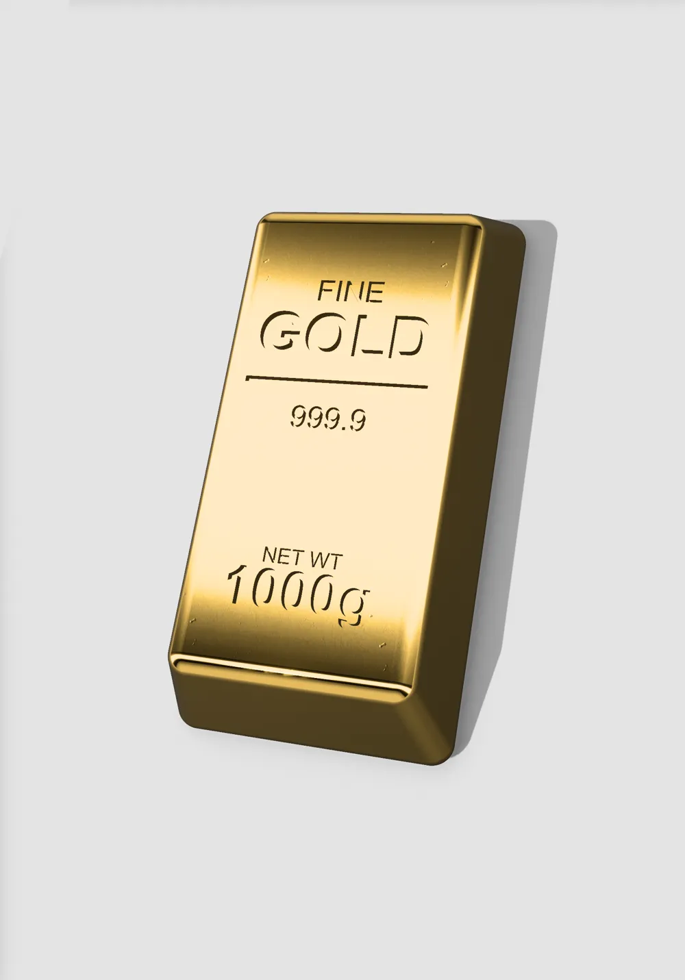 Gold Bar (Real Size) by cagriahiskali - MakerWorld
