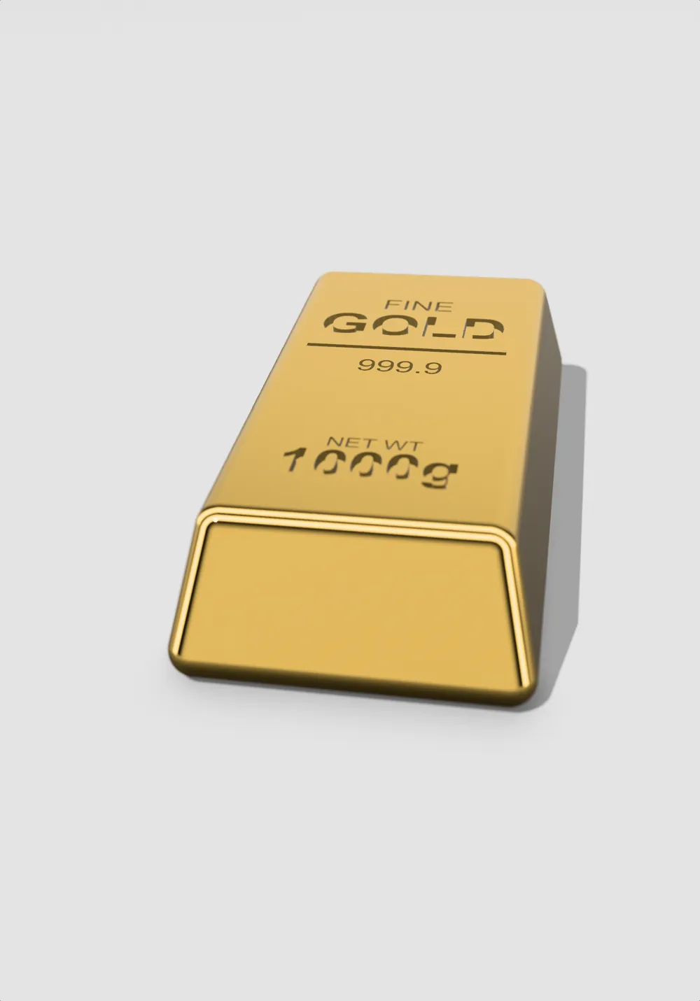 Gold Bar (Real Size) by cagriahiskali - MakerWorld