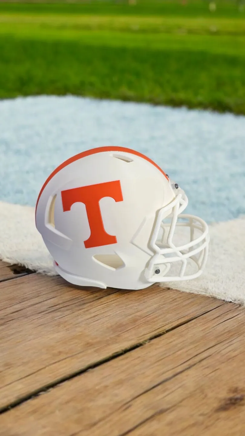 Tennessee Volunteers Vols Football Helmet - Free 3D Print Model ...
