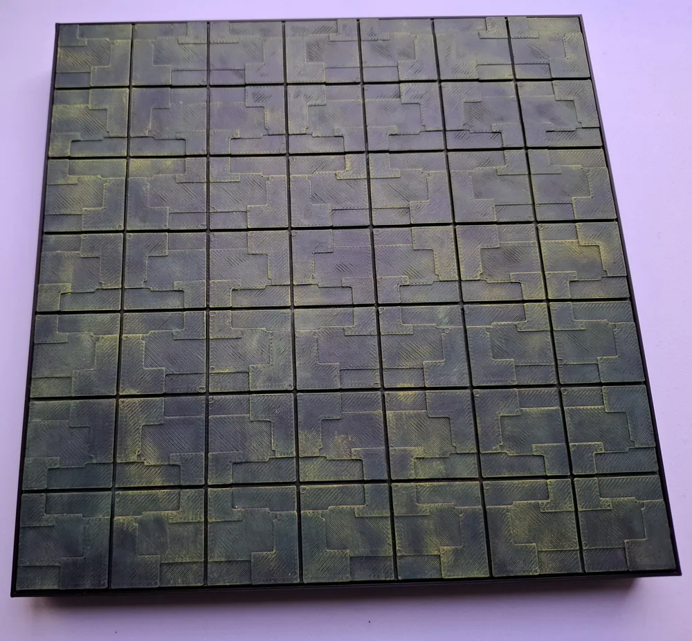 Dungeon World Tile 7x7 for Expandable Game Board - Free 3D Print Model ...