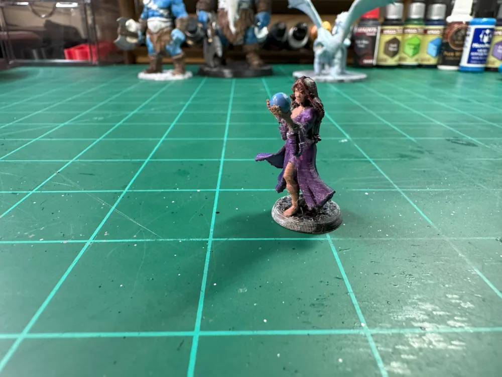 Female Wizard: DnD D&D Pathfinder Mini by PlayerX MakerWorld: Download ...