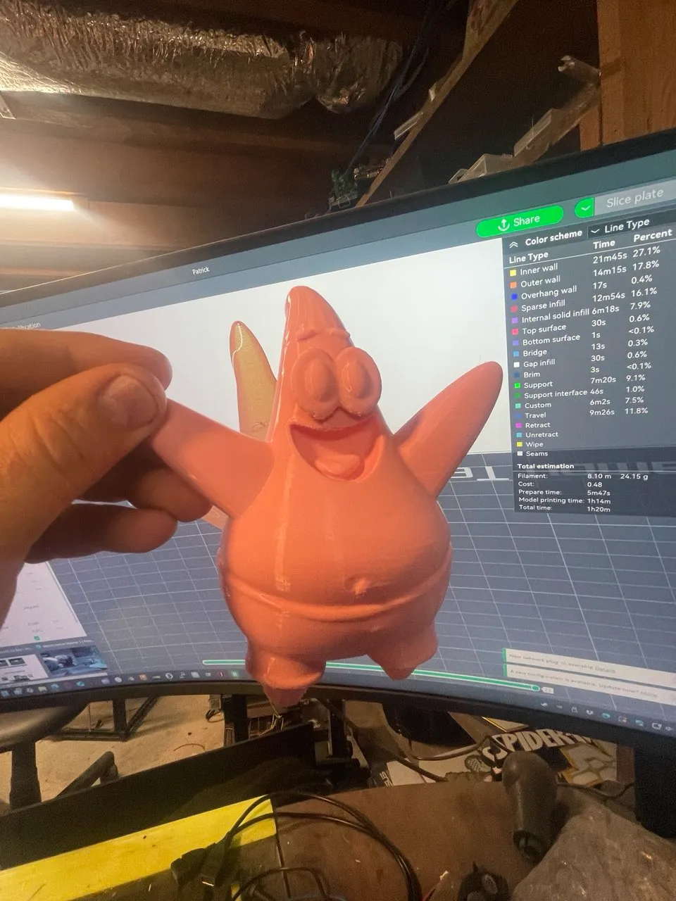 Patrick Star From Spongebob by brookse3d - MakerWorld