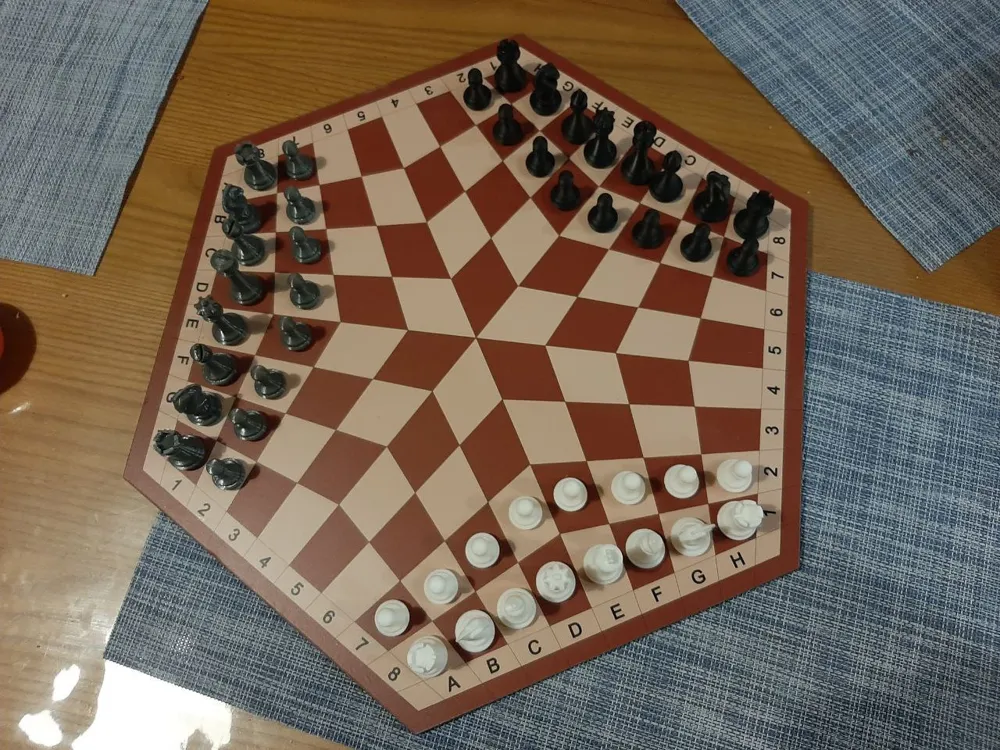 3 player chess, with box by tnsv.photos - MakerWorld