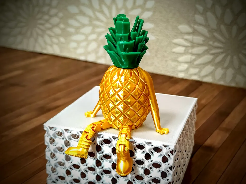 Pineapple with articulated legs - AMS isn´t needed - Free 3D Print ...