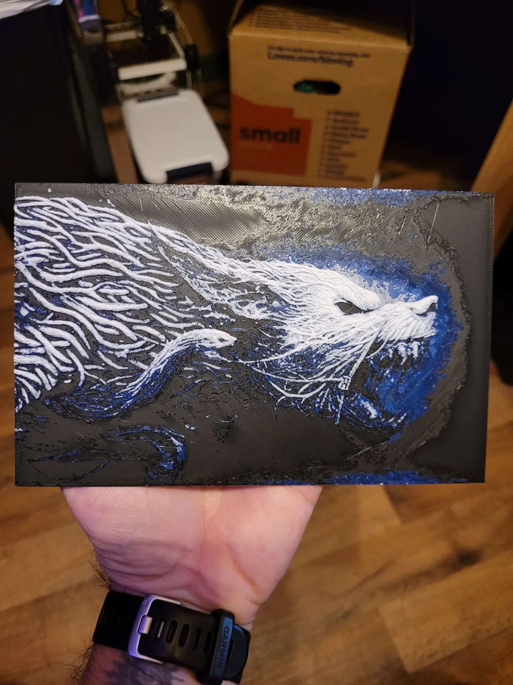 Vine Wolf Hueforge by landlord_rentz - MakerWorld