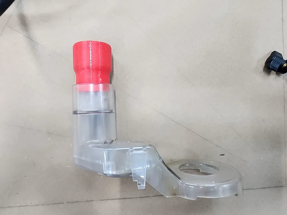DeWalt DWP611 router plunge base vacuum adapter by wyowarren - MakerWorld