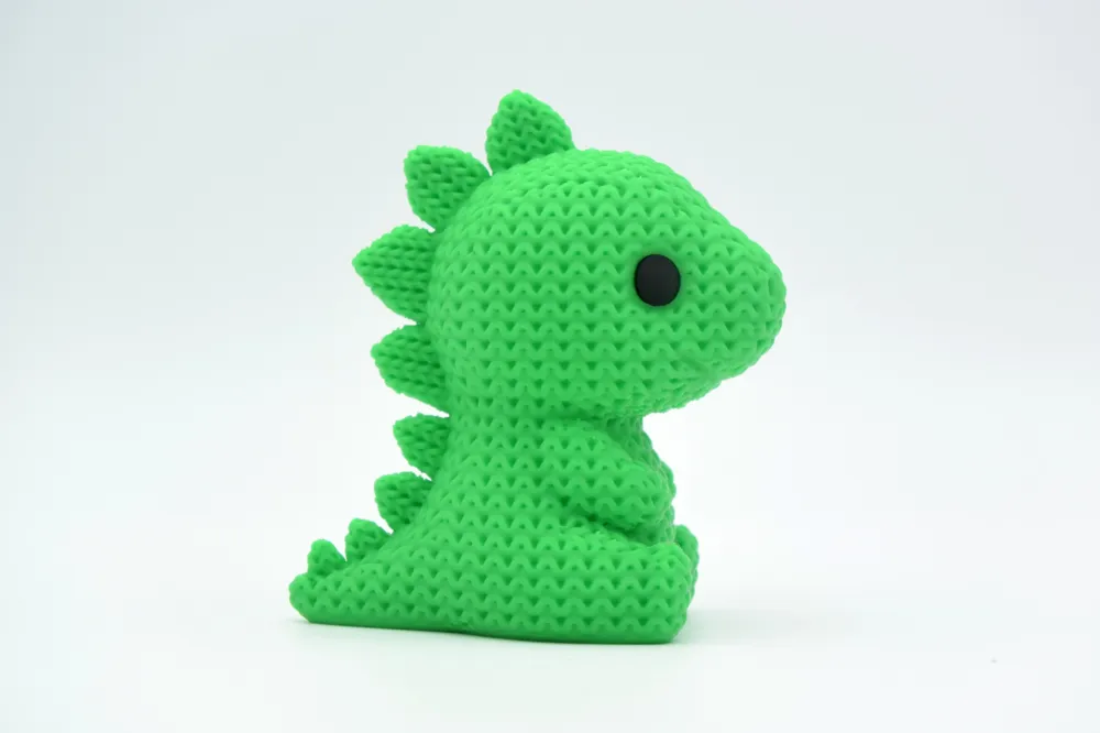Knitted Stegosaurus Dinosaur - Free 3D Print Model - MakerWorld