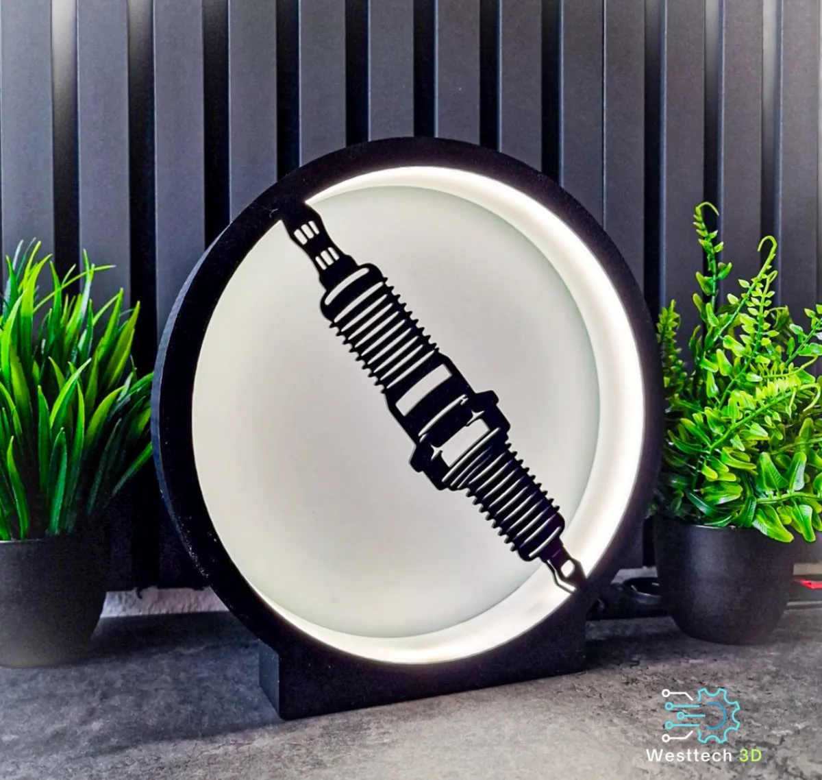 Spark Plug Lamp - Free 3D Print Model - MakerWorld