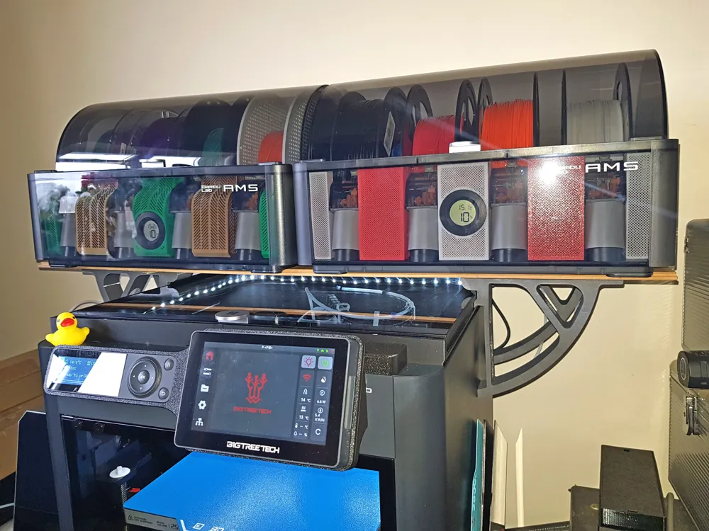 Dual AMS Shelf and Brackets by LMSDigital MakerWorld: Download Free 3D ...