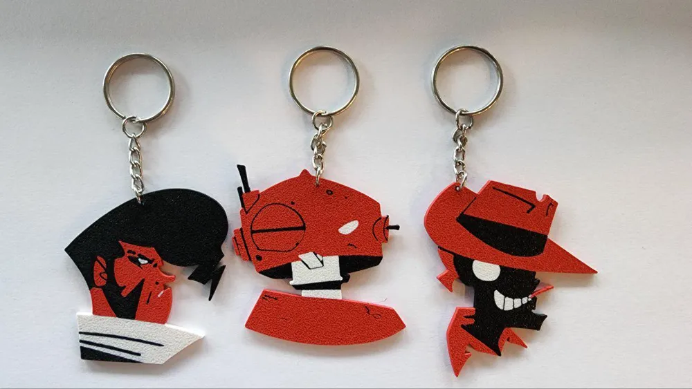 Deadlock Keychains - Shiv, Bebop & Infernus by Suddenly ArtMakerWorld ...
