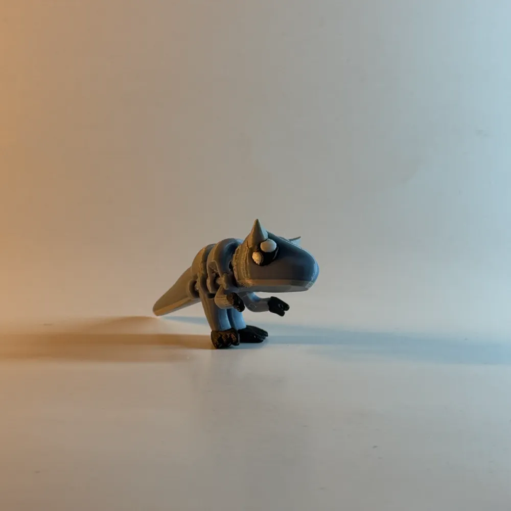 Articulated Cute Carnotaurus by Waffly3D - MakerWorld