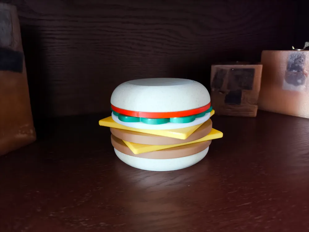 Cheeseburger Stackable Coaster Set by braga3dprint MakerWorld: Download ...