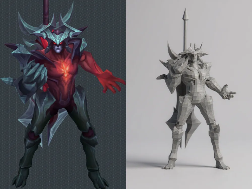 Aatrox League of Legends 3D Model – Darkin Blade by profus MakerWorld ...