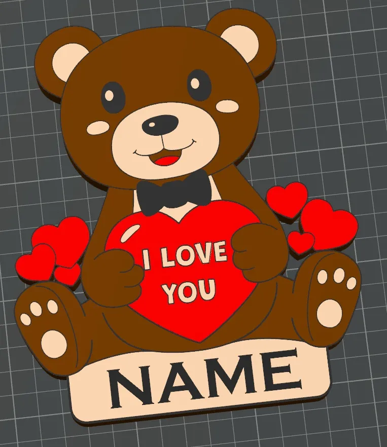 OSO - i love you - valentin day by davinchi20 - MakerWorld