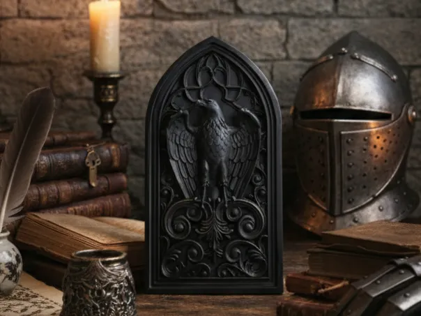 Gothic Eagle Wall Panel - Free 3D Print Model - MakerWorld