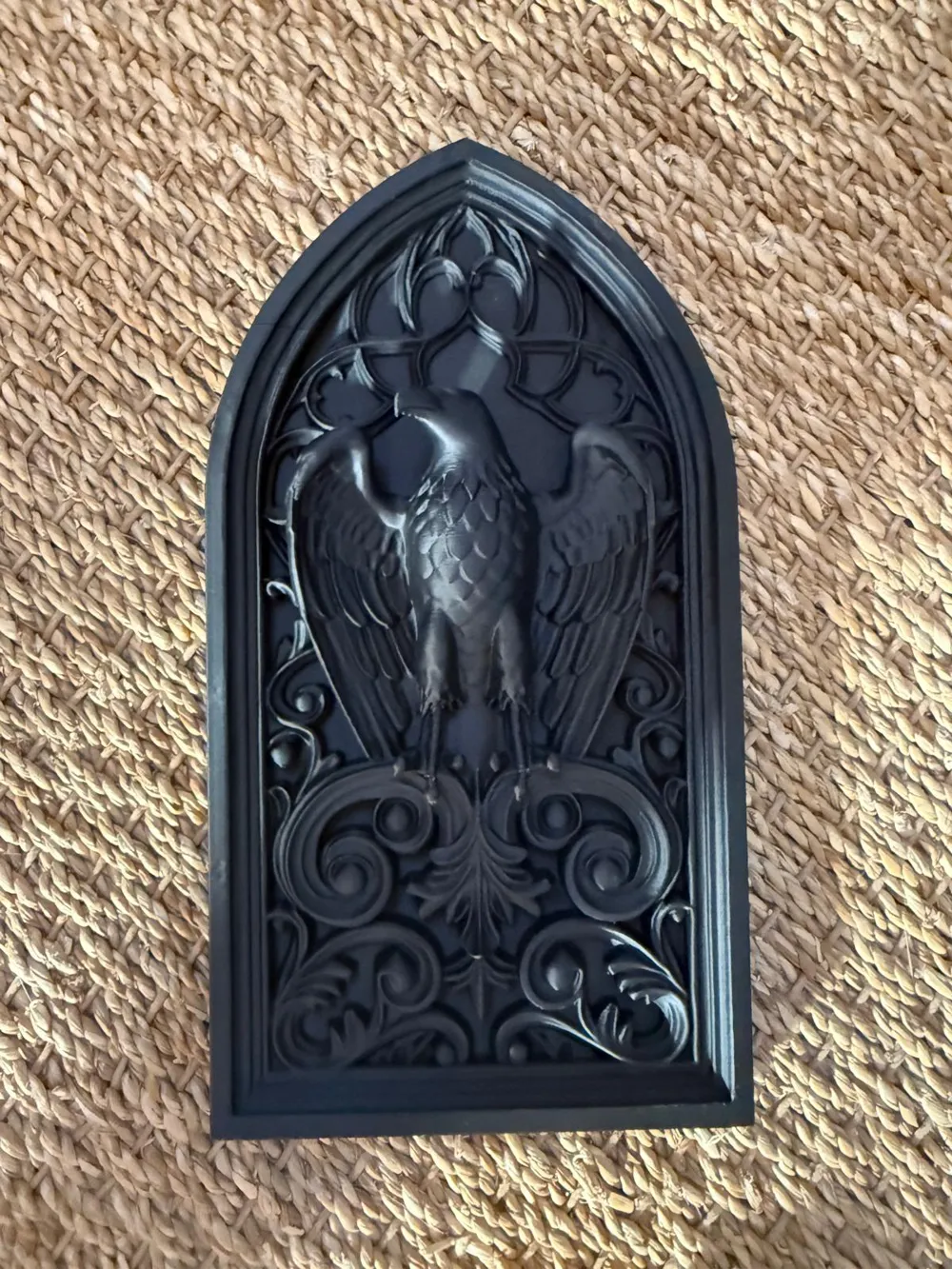 Gothic Eagle Wall Panel - Free 3D Print Model - MakerWorld