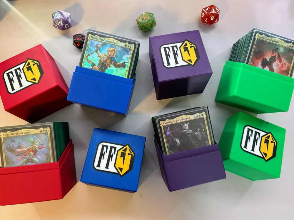 MTG Final Fantasy Deck Box, 100 double-sleeved Remixed by Trellantis ...