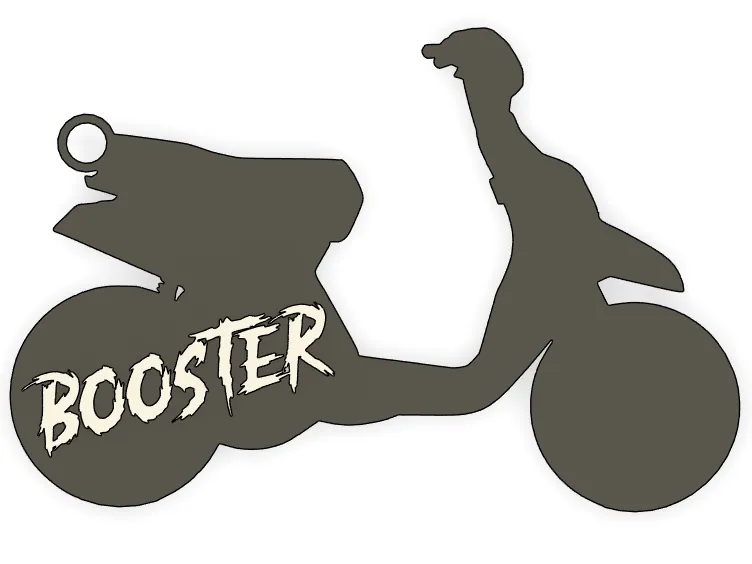 Yamaha booster keychain by Onrat MakerWorld: Download Free 3D Models