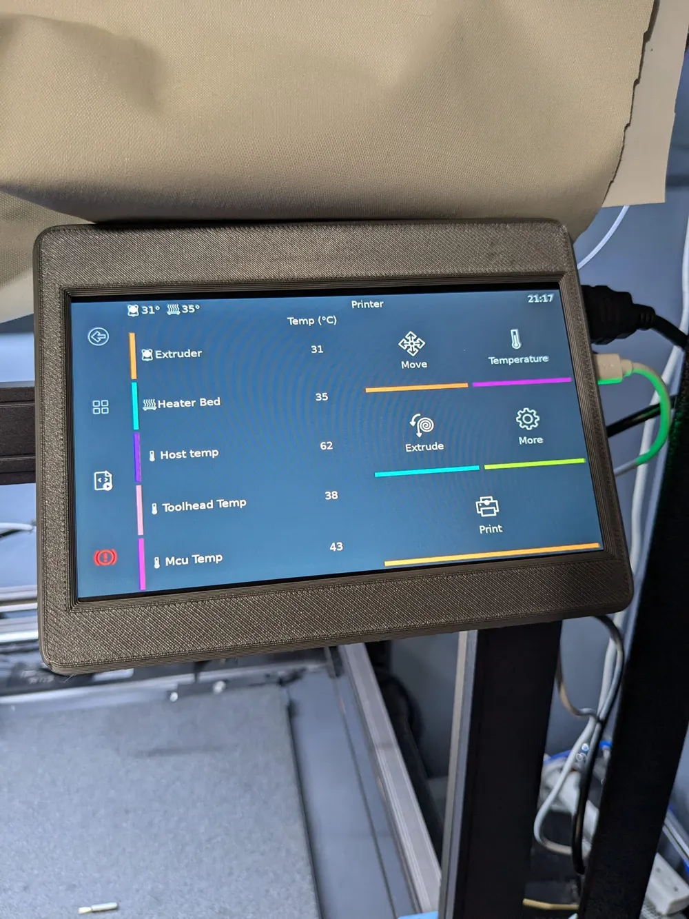 7 Inch Raspberry Pi Screen SV08 Top Mount Remixed by jmp7624 MakerWorld ...