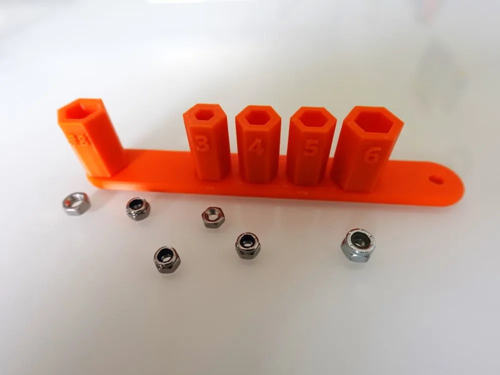 M3 M4 M5 M6 Metric Sockets and Wrench by MrWays - MakerWorld