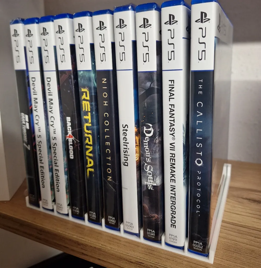 PS5 Games Holder / Stand up to 10 games