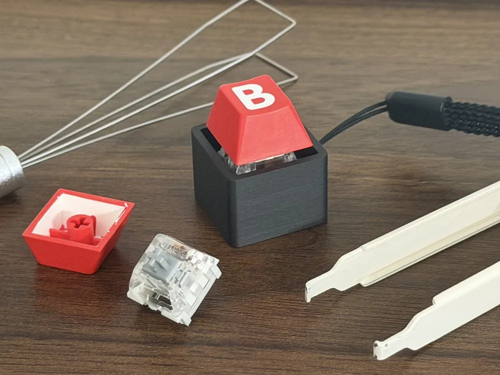 Mechanical Keyboard Switch Fidget Toy - Free 3D Print Model - MakerWorld