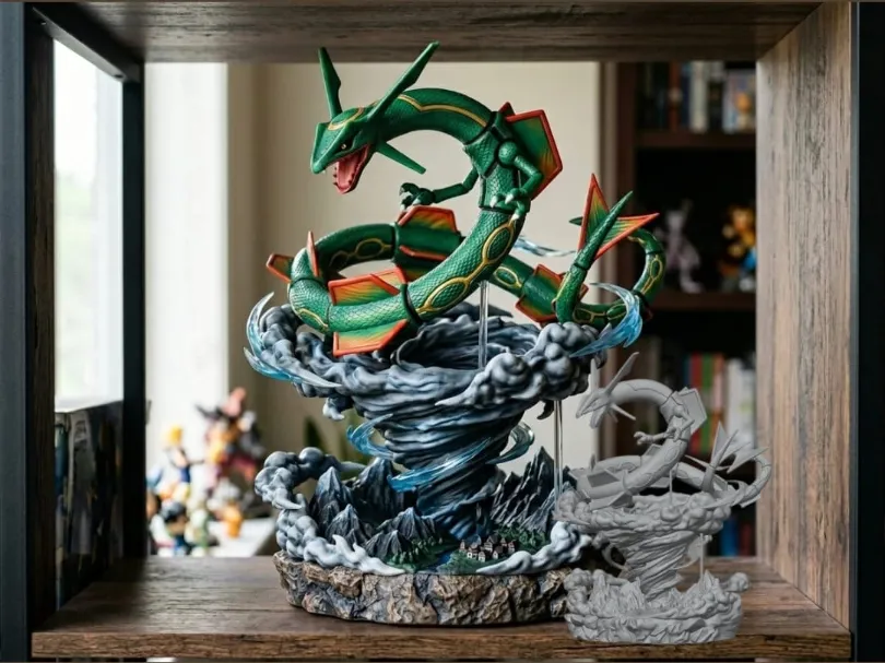 Rayquaza, pokemon - Free 3D Print Model - MakerWorld
