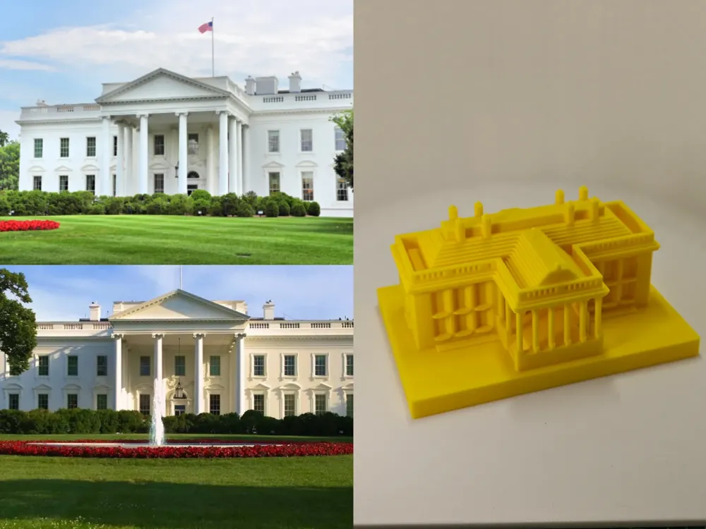 The White House - Architectural Model Series by EricGG MakerWorld ...