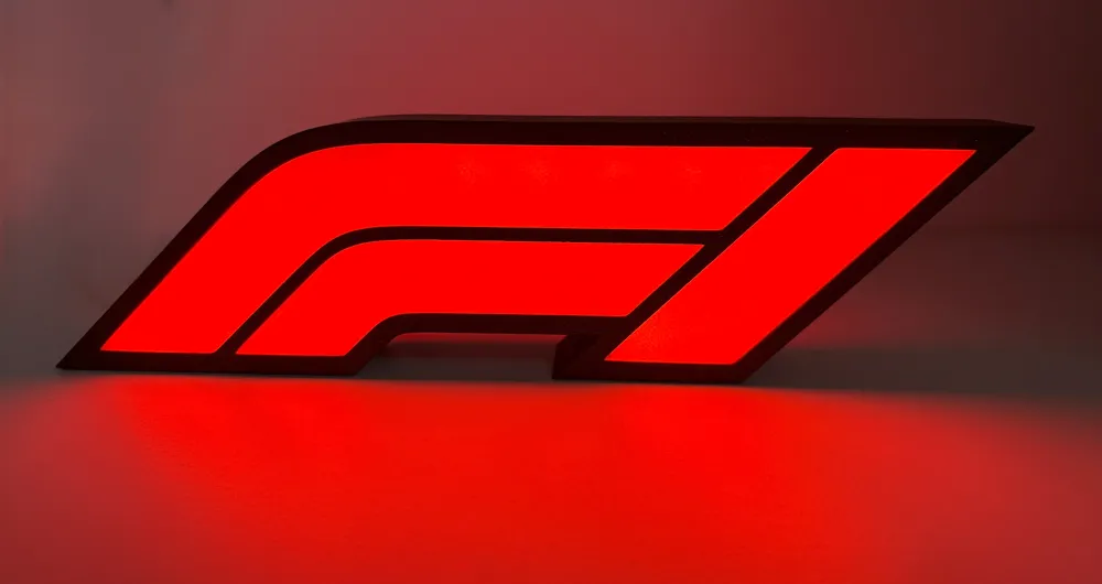 Lampe Logo F1 - Modèle d'Impression 3D Gratuit - MakerWorld