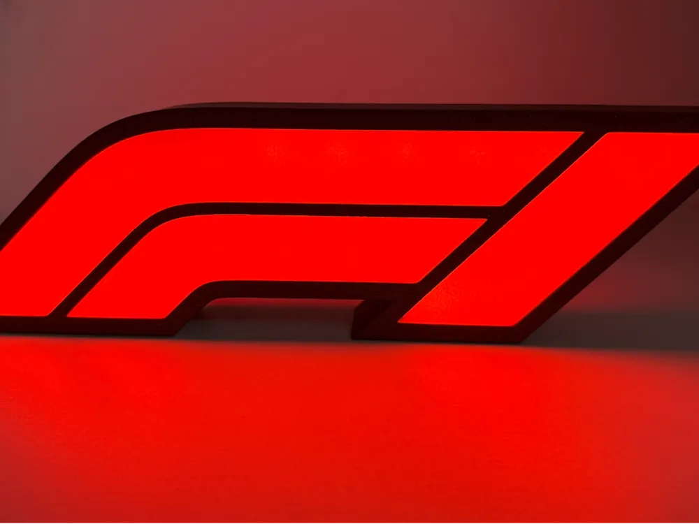 Lampe Logo F1 - Modèle d'Impression 3D Gratuit - MakerWorld