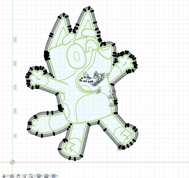 Bluey Lightbox 30,5 cm for H2D by Nico91 MakerWorld: Download Free 3D Models